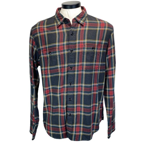 J. Crew | Shirts | J Crew Shirt Men Large Buffalo Plaid Flannel Sportsman Outfitter Slim Fit ...
